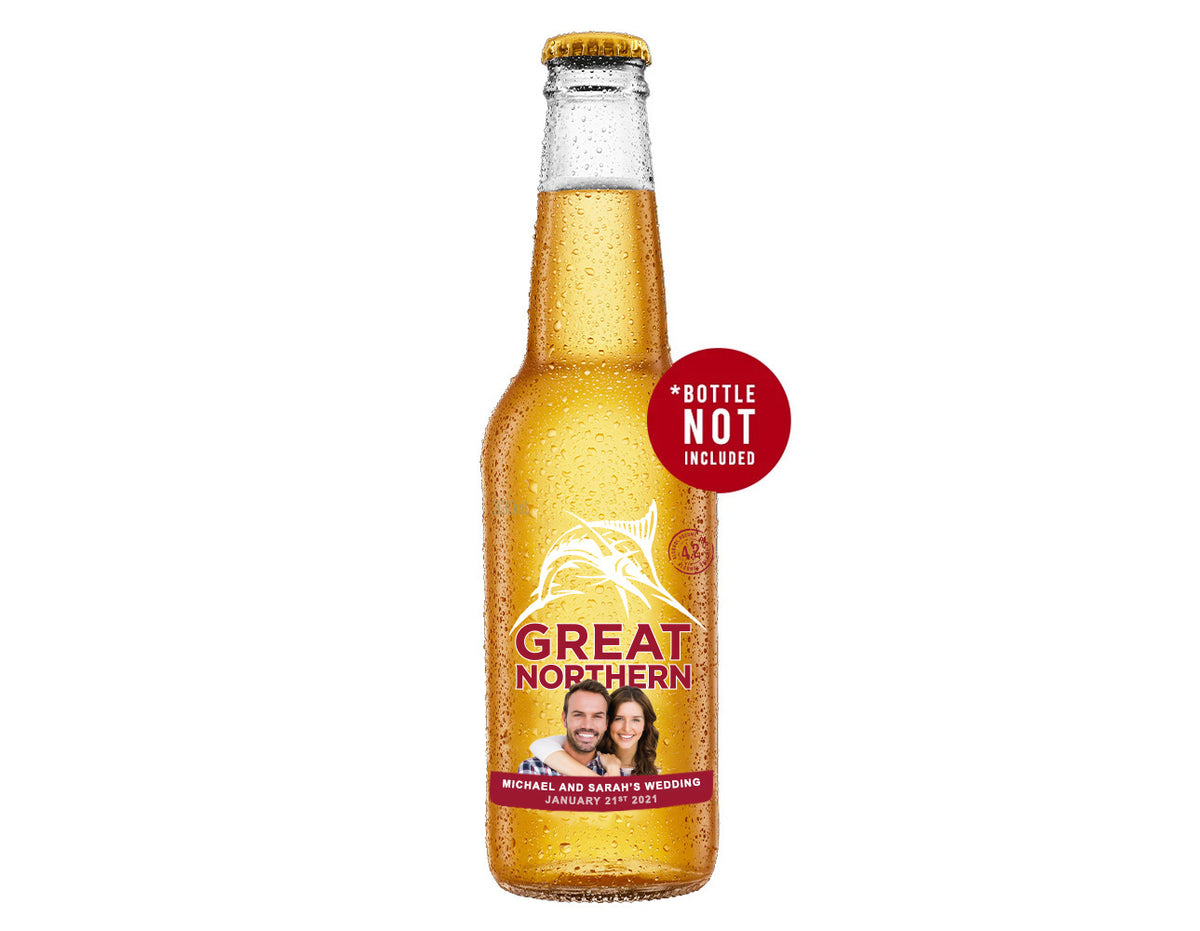 GREAT NORTHERN ORIGINAL 6 x 330ml Picture Labels (beer not included ...