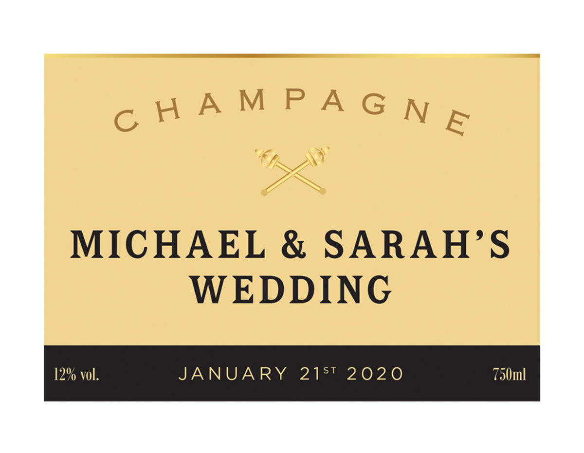 1-5 x Moët & Chandon Champagne 750ml Complimentary Labels With Picture ...